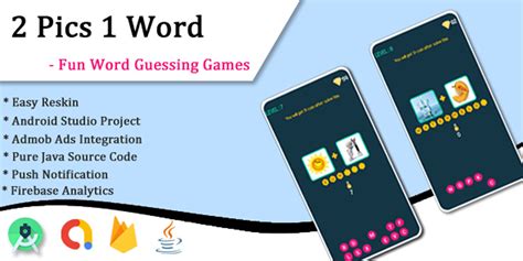 2 Pics 1 Word Android App Source Code By Rqrappshelp Codester