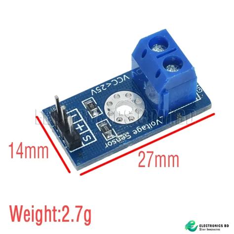 Dc 0 25v Mini Voltage Sensor Module For Arduino Latest Price In