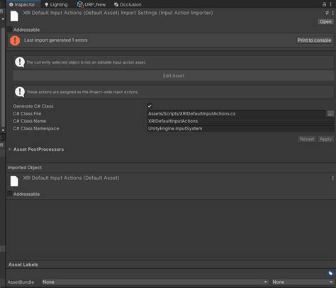 Xri Interaction Toolkit 307 Bug Getting Started Unity Discussions