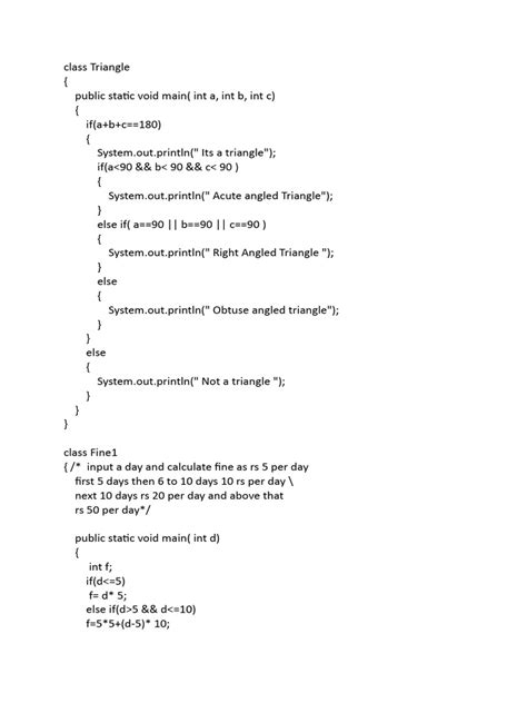 Class Triangle Tax Quardatic Fine Pdf Mathematical Objects Algebra
