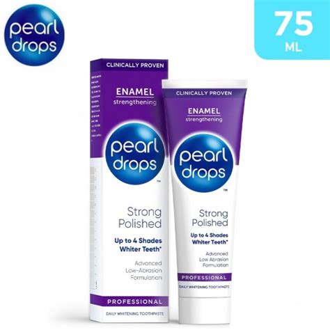 Buy Pearl Drops Enamel Strengthening Strong Polished Toothpaste 75 Ml