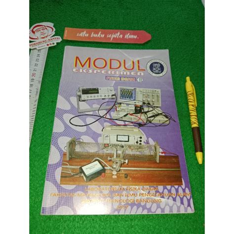 Basic Physics Experiment Module Book 2 By Itb Basic Physics Laboratory Shopee Malaysia