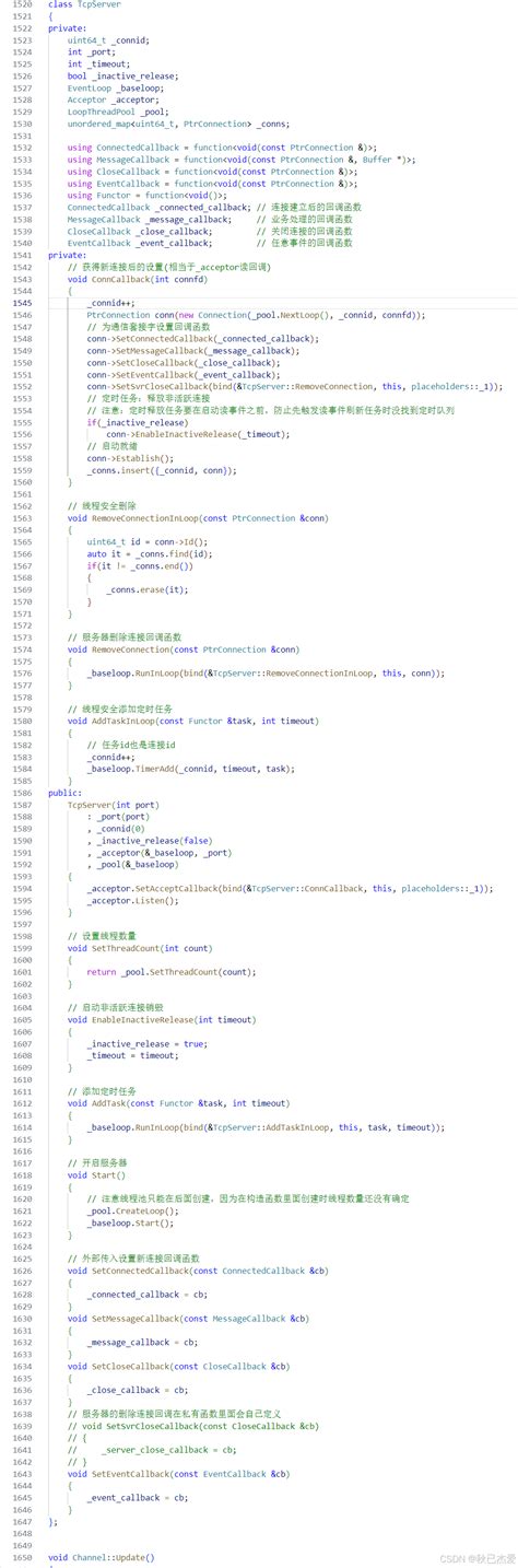 项目模块十二：tcpserver模块tcpserver Server New Tcpserver Csdn博客