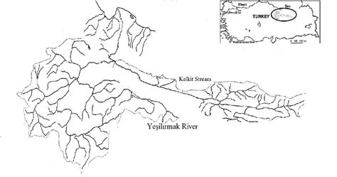 Kelkit Stream And Its Tributaries Download High Resolution Scientific Diagram