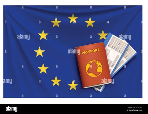 Passport Flag 08 Stock Vector Image And Art Alamy