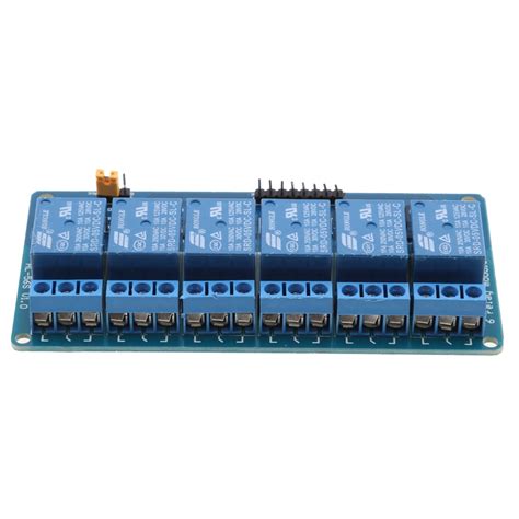 5V 6 Channel Relay Module Relay Expansion Board With Optocoupler Insulation Walmart Com