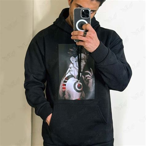 هودی طرح سوکونا انیمه جوجوتسو کایسن، فری سایز ارن شاپ