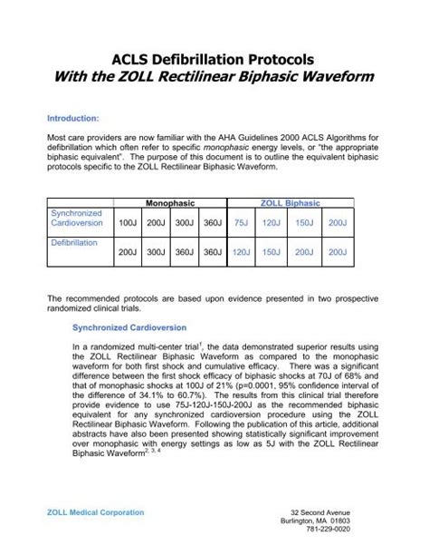 With The Zoll Rectilinear Biphasic Waveform