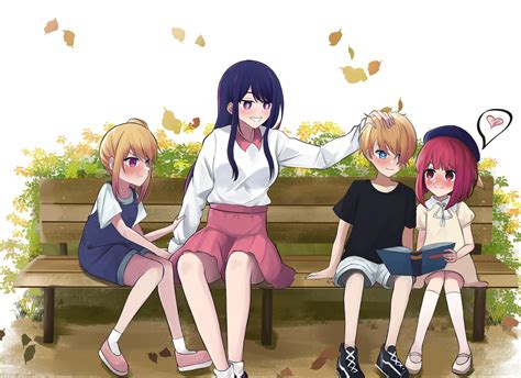 Arima Kana Hoshino Ai Hoshino Ruby And Hoshino Aquamarine Oshi No