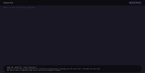 Paaster V2 New Ui And Chacha20 E2ee Pastebin Docker Deployable R Python