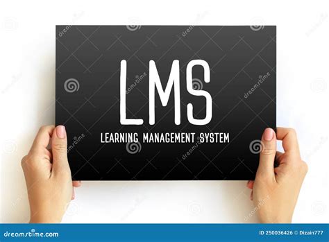 Lms Learning Management System Acronym Software Application For The Administration