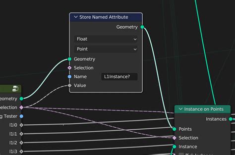 Geonodes Pass Selection Valuesattribute To Separate Object