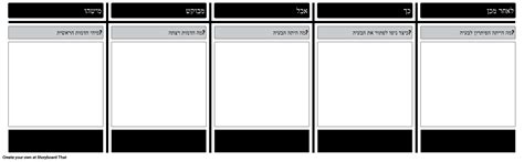 Swbst T תרשים תבנית Storyboard Par He Examples