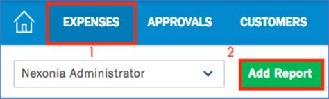 Testing Your Export Creating And Exporting An Expense Report Nexonia