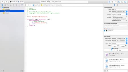 Objective C Hello World Tutorial DigitalOcean