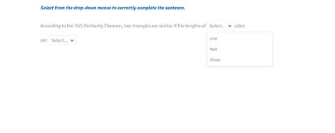 Select From The Drop Down Menus To Correctly Complete The Sentencebegi