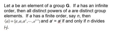 Chapter 4 Cyclic Groups Flashcards Quizlet