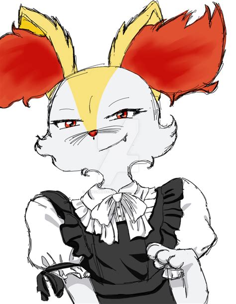 Braixen As A Cat Maid By Omnomjaffacake On Deviantart
