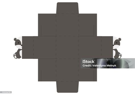 간단한 포장 선호 상자 오소리 디자인 과자 사탕 작은 선물 빵집 파티 패키지 다이 컷 템플릿 어떤 목적을 위한 훌륭한 디자인 생일 아기 샤워 할로윈 크리스마스 0명에 대한