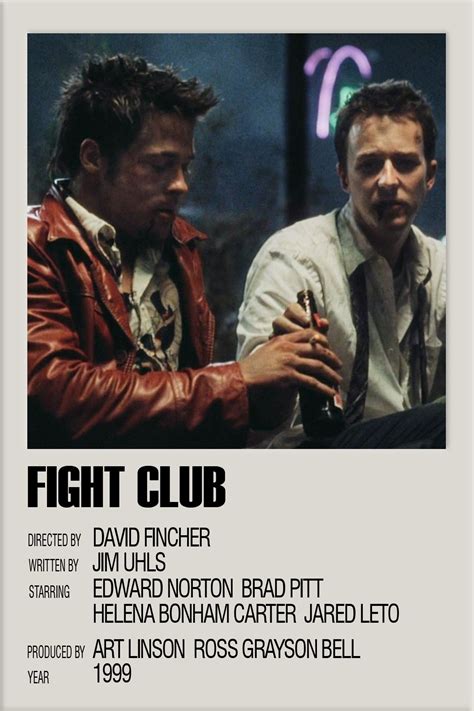 Fight Club Poster Artofit
