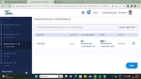 Ravitheja Anumula On Linkedin Day131 Ccbp Nxtwave Coding Rahulattulurisir 150daysofcode