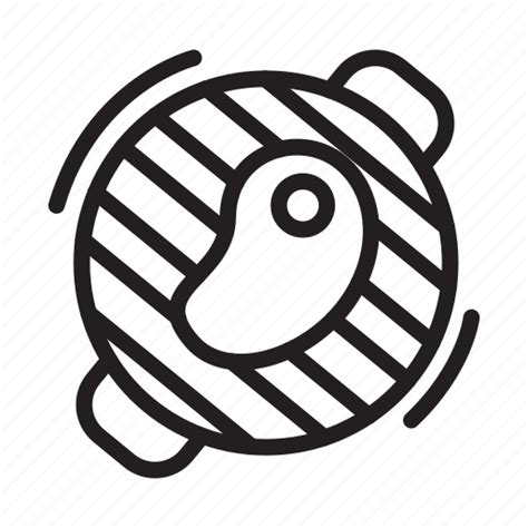 Barbecue Grill Meat Steak Beef Cooking Food Icon Download On Iconfinder