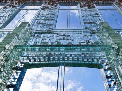 Mvrdv Replaces Traditional Facade With Glass Bricks That Are Stronger Than Concrete