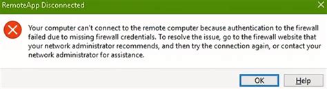 Your Computer Cant Connect To The Remote Computer Because
