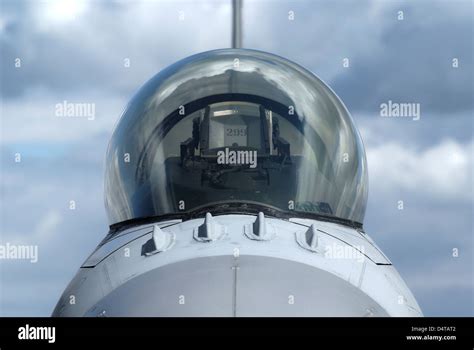 Close Up View Of The Canopy On A F 16a Fighting Falcon Of The U S Air Force Geilenkirchen