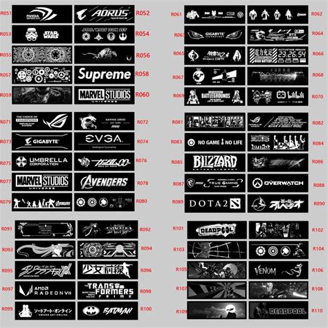 Custom Light RGB GPU Backplate Graphics Card Decoration Board Etsy