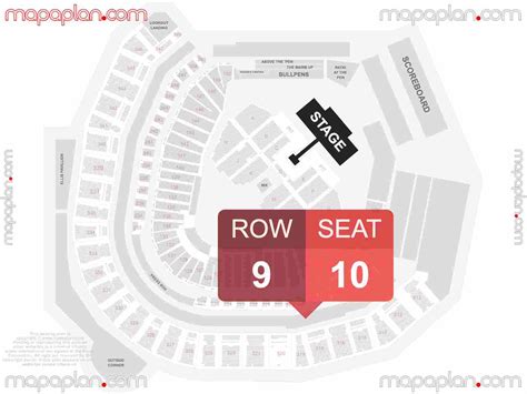 Seattle T Mobile Park Detailed Interactive Seating Chart With Seat