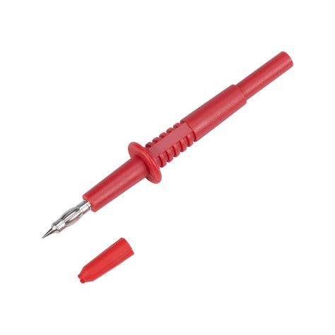 R TECH 524602 4mm Test Probe CAT II 1000V 32A Red Rapid Electronics