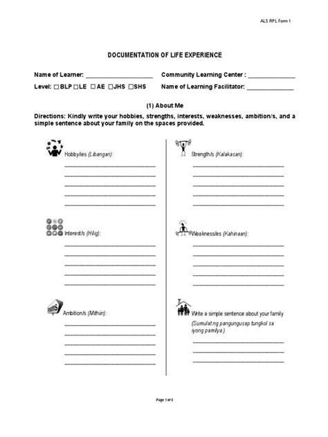 Als Rpl Form 1 Pdf Computing