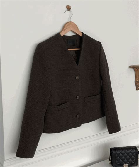 유오브 하객룩추천셋업가능 무드 트위드 자켓 3color 위시버킷