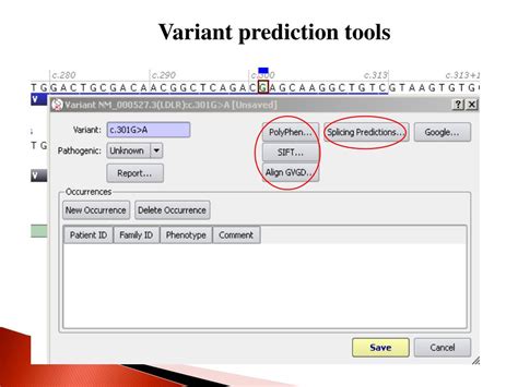 Ppt Software Programs For Sequence Variant Detection And Interpretation Powerpoint