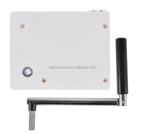 Roller Shutter White Winder Box Modern Manual Solution