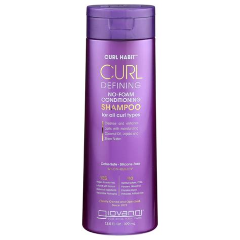 Giovanni Curl Habit Curl Defining No Foam Conditioning Shampoo 13 5 Ounce