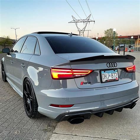 Audi Car Rear End View