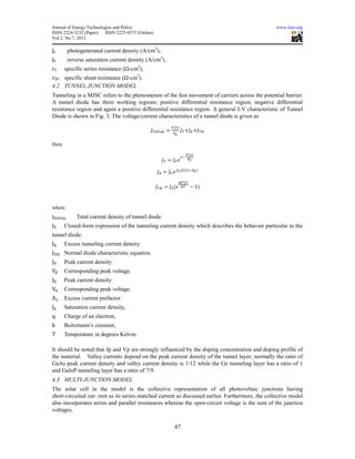 Numerical Simulation Model Of Multijunction Solar Cell PDF