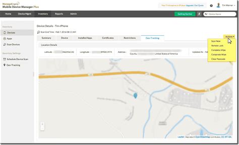 Manageengine Mobile Device Manager Plus Cloud Based Mdm Solution