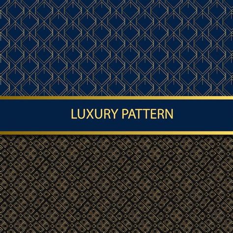 Premium Vector Vector Artistic Geometric Style Gold Pattern Design