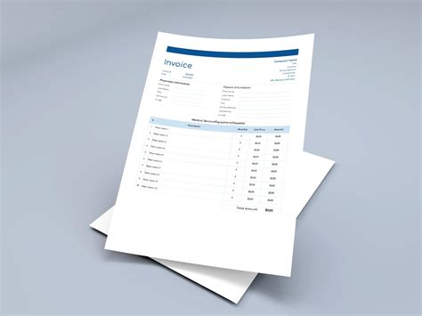 Medical Invoice Template In Google Sheets OkiDocs