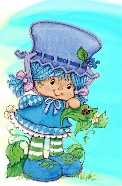 Blueberry Muffin Strawberries Strawberry Shortcake Vintage
