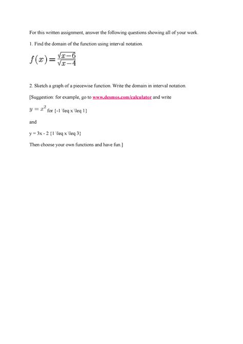 Written Assignment Unit1 For This Written Assignment Answer The Following Questions Showing