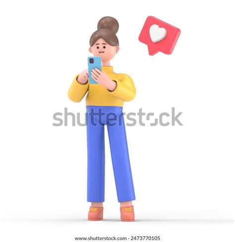 아시아 여성 안젤라의 3d 일러스트 레이 스톡 일러스트 2473770105 Shutterstock