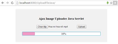 Upload File Processing Image Audio Video Ajax Java Servlet Jsp Hỗ Trợ Nhiểu Loại File Upload