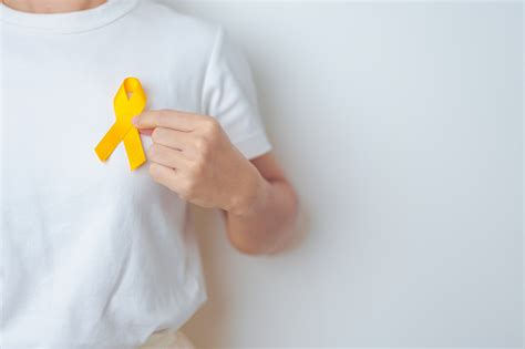 노란색 9 월 자살 예방의 날 어린 시절 육종 뼈와 방광암 인식의 달 사람들의 삶과 질병을 지원하기위한 노란 리본 건강 관리 및