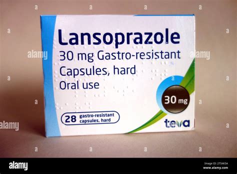 Box Of 28 30mg Lansoprazole Gastro Resistant Hard Capsules Made By