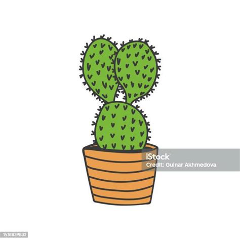 선인장 다채로운 낙서 일러스트 레이 션을 벡터로 만듭니다 선인장 다채로운 아이콘 냄비 식물 낙서 그림 0명에 대한 스톡 벡터 아트 및 기타 이미지 Istock