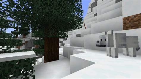 How To Find A Snowy Wolf In Minecraft 121